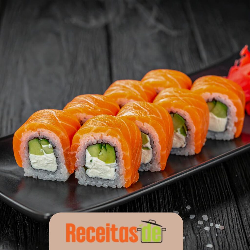 Receita de Sushi Filadélfia - Receitas de ...