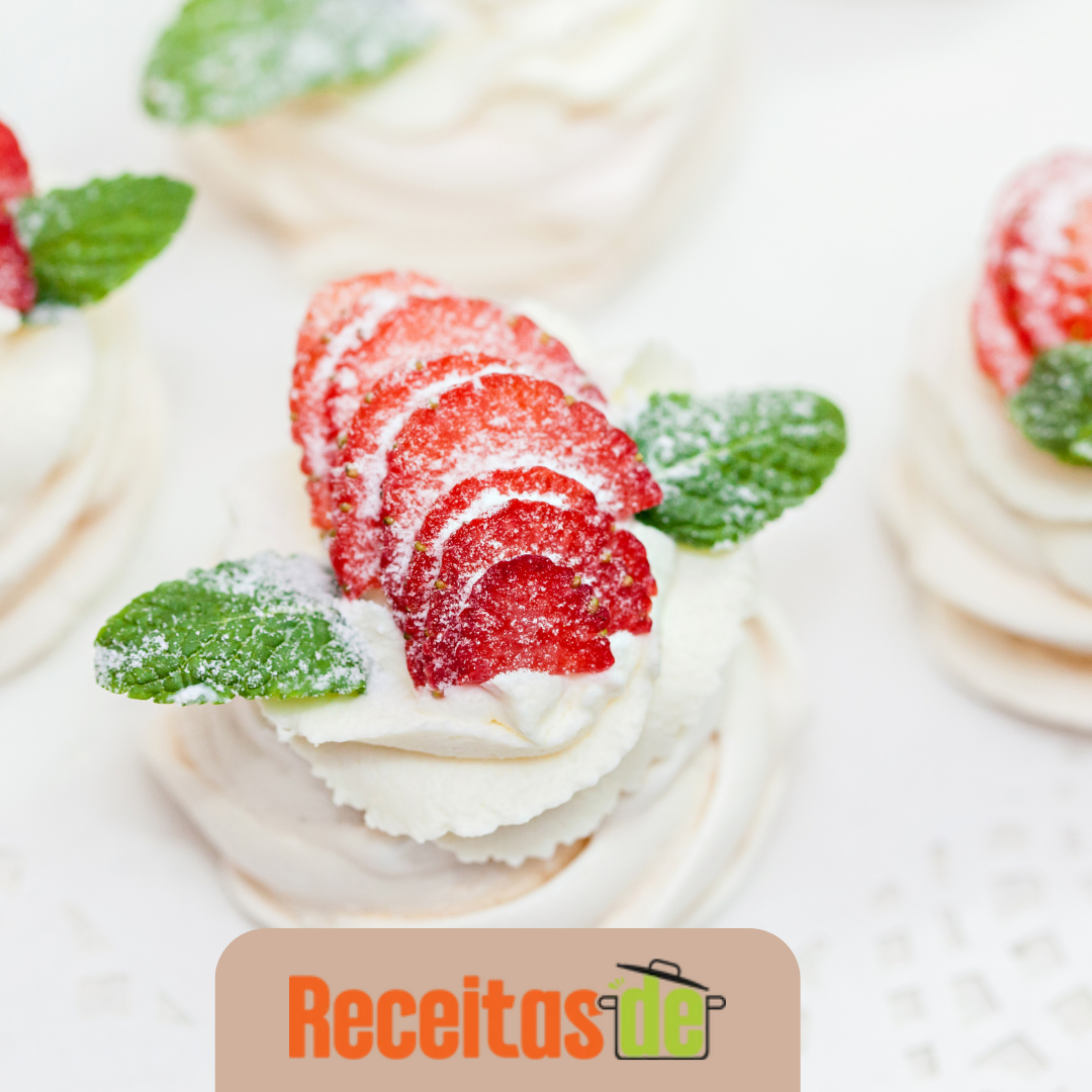 Receita de Merengue de Morango Delicioso - Receitas de ...